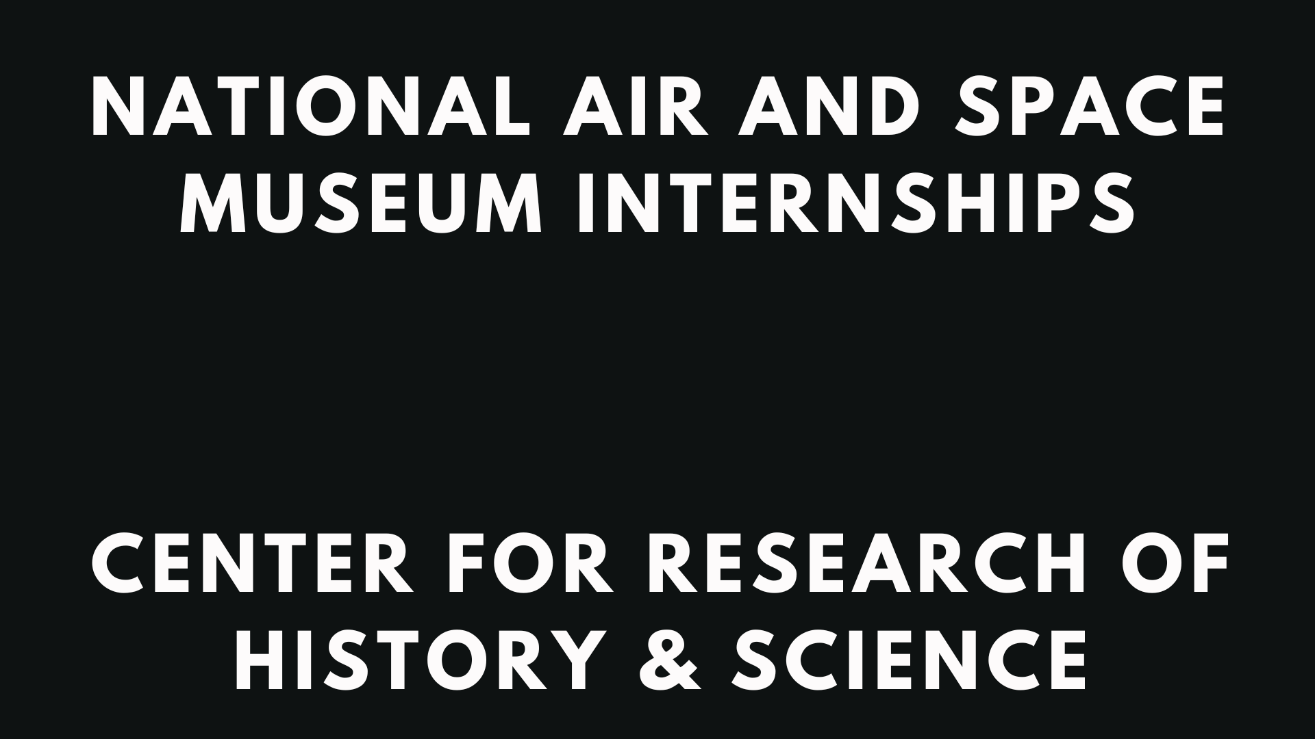 National Air And Space Museum Internships 2025 - Internship Sphere