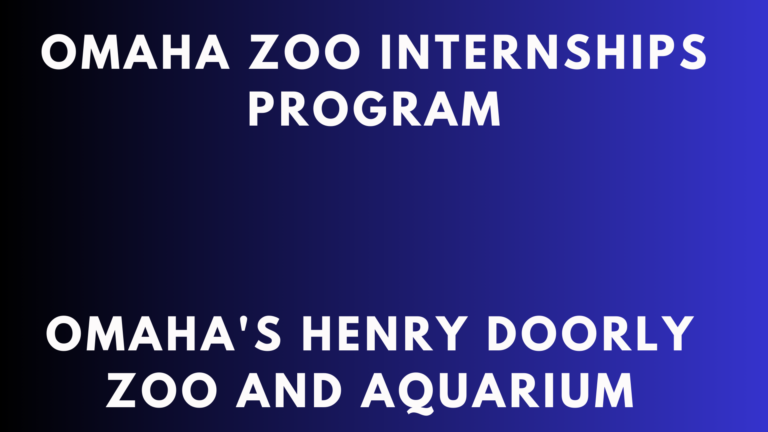 Omaha Zoo Internships 2026 Internship Program - Internship Sphere