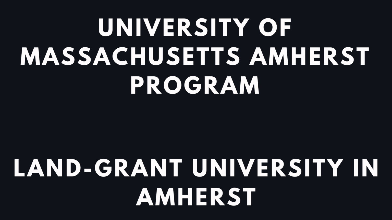 UMass Amherst Internships 2026 - Internship Sphere